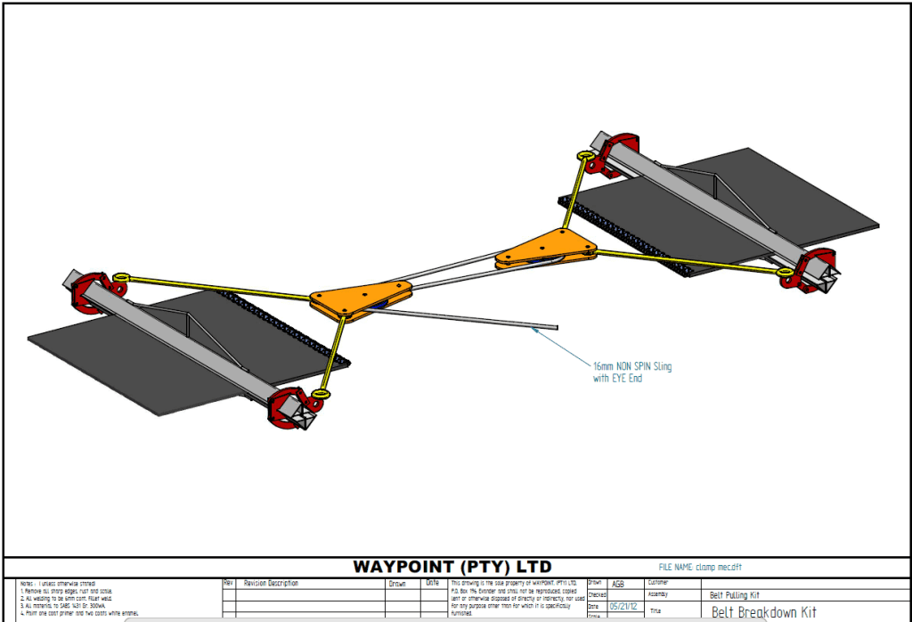 Belt Breakdown kit | Waypoint Engineering
