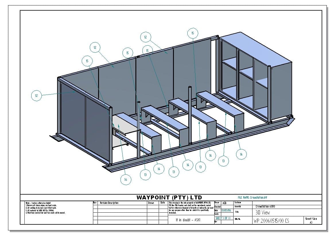 Crew Station Skid | Waypoint Engineering